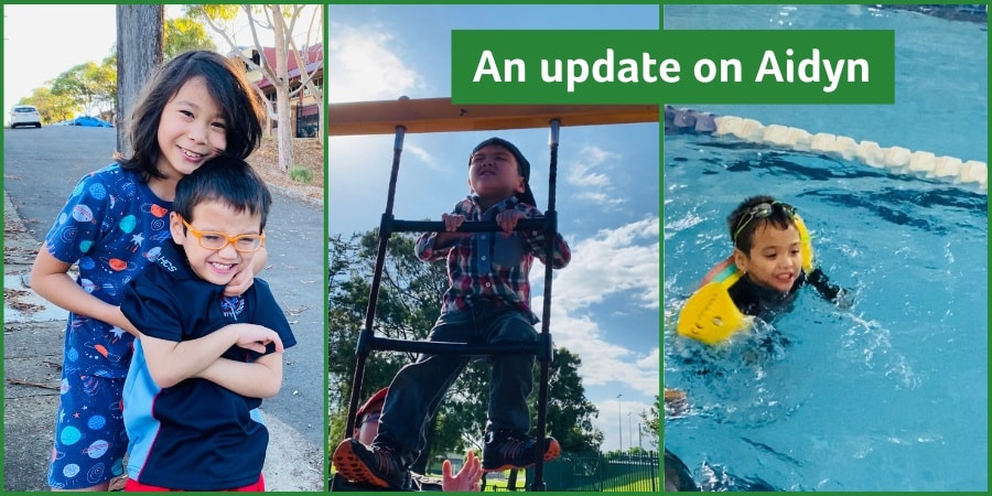 A lot can happen in one year: An update on Aidyn - Cerebral Palsy Alliance